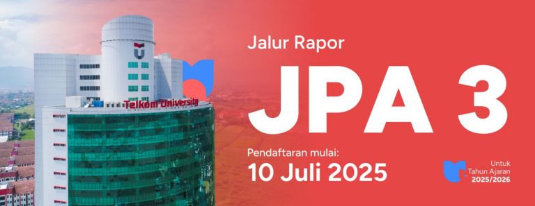 Jalur JPA 3 – Pendaftaran Mahasiswa Baru Telkom University